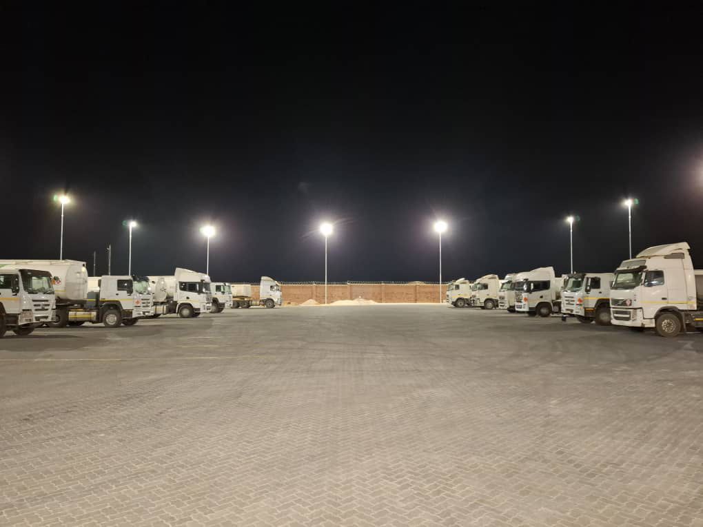 MFL-S150-3 LED Led flood Light Project – Installation in Zimbabwe - Mic LED