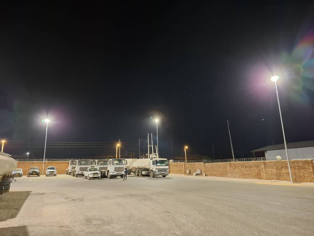 MFL-S150-3 LED Led flood Light Project – Installation in Zimbabwe - Mic LED